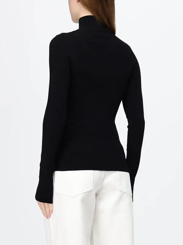 Loewe Slim Fit Viscose Turtleneck With Contrast Logo