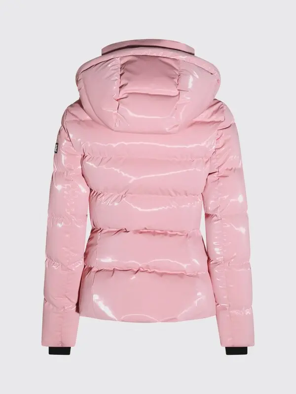 Mackage Madalyn-glo Quilted Short Down Jacket With Removable Hood - Pink