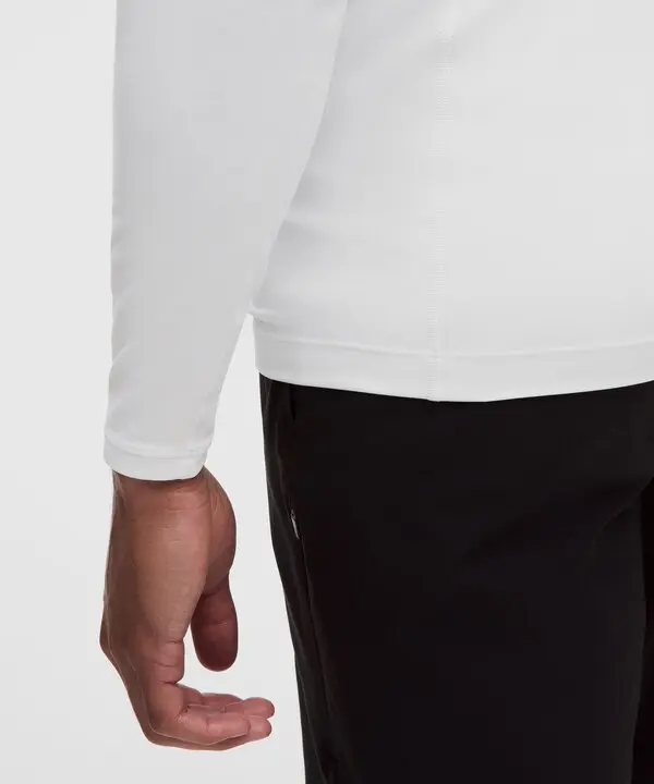 Lululemon Mockneck Long-sleeve Golf Base Layer - White