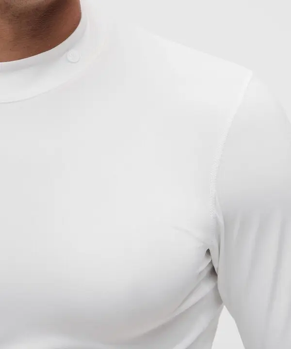 Lululemon Mockneck Long-sleeve Golf Base Layer - White