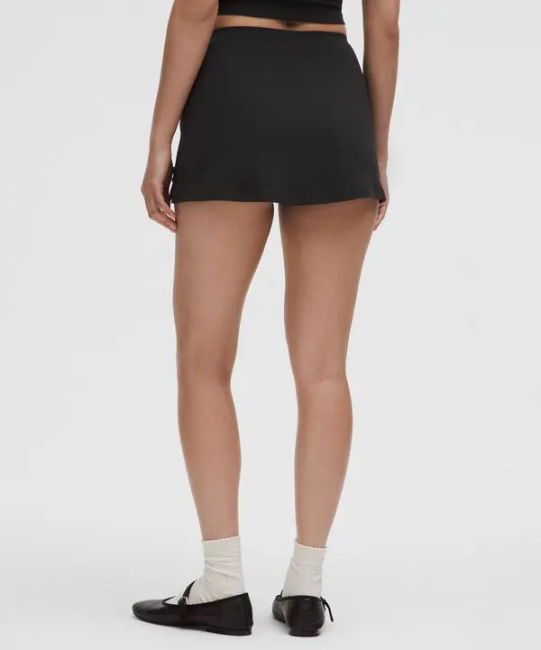 Lululemon Nulu Bow-detail Mini Skirt