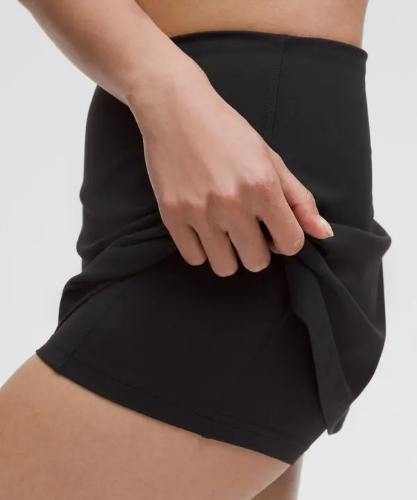 Lululemon Nulu Bow-detail Mini Skirt