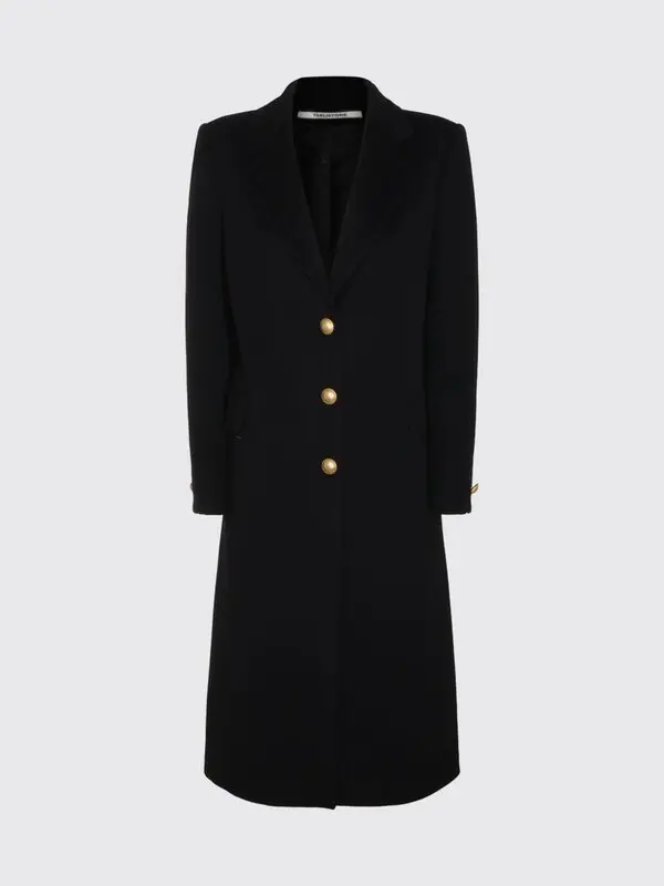 Tagliatore Knee-length Single-breasted Wool And Cashmere Coat
