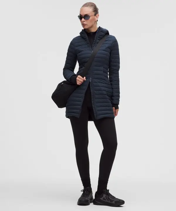 Lululemon Pack It Down Long Jacket - True Navy