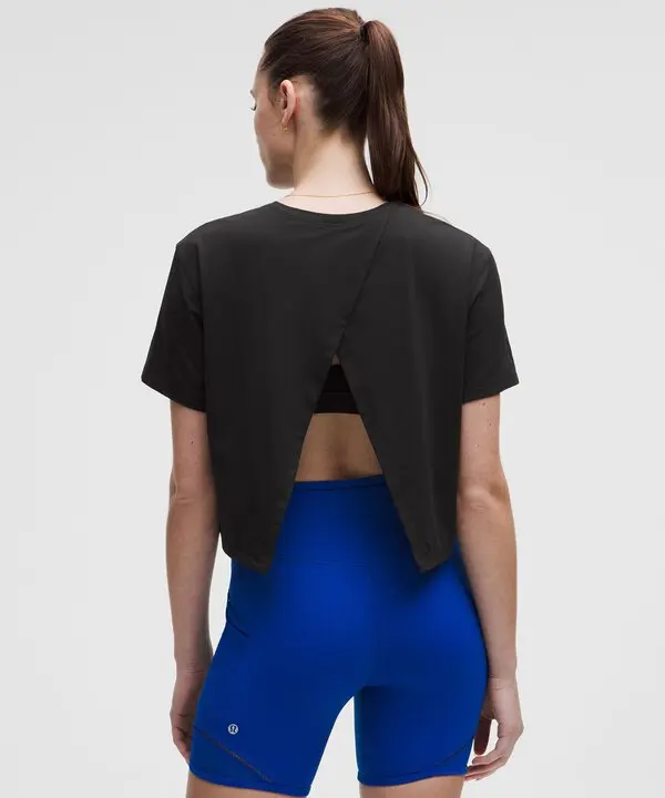 Lululemon Pace Crush Cross-back Graphic T-shirt