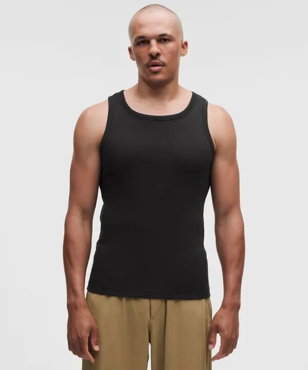 Lululemon Ribbed Modal-blend Tank Top - Black