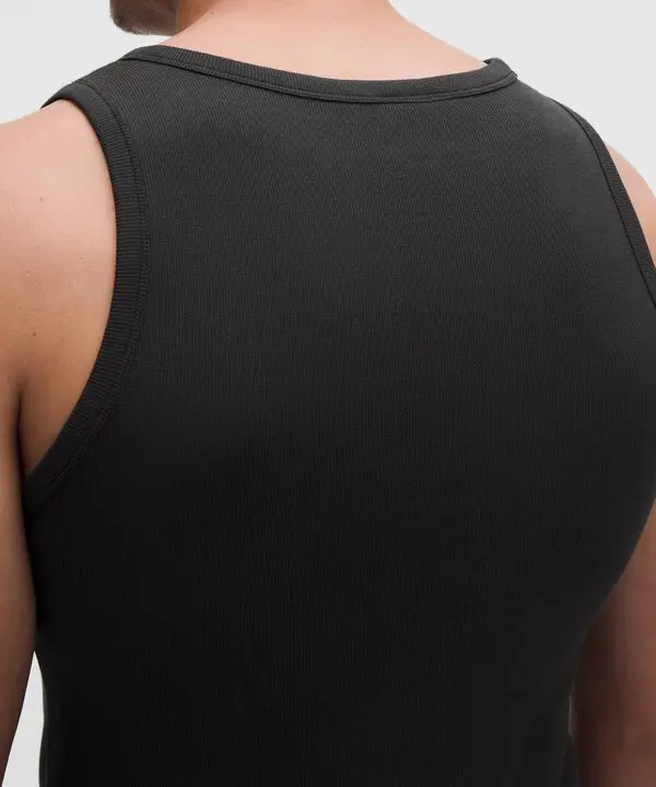 Lululemon Ribbed Modal-blend Tank Top - Black