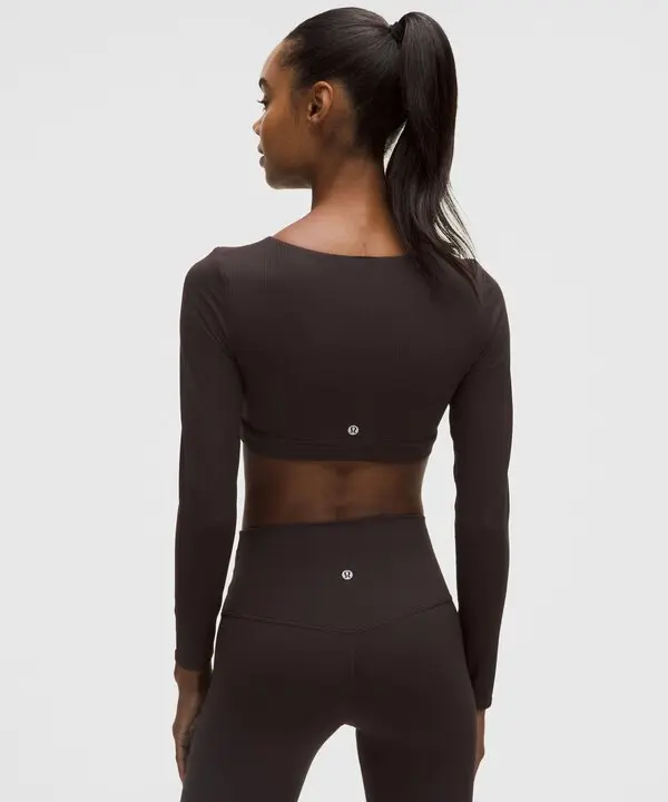 Lululemon Ribbed Nulu Long-sleeve Bra Top