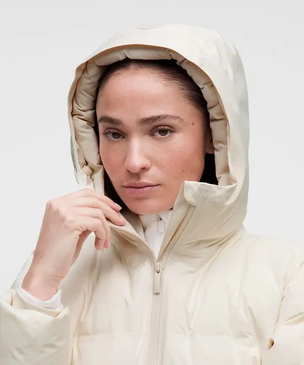 Lululemon Slush Hour Waterproof 600-down-fill Parka - Light Ivory