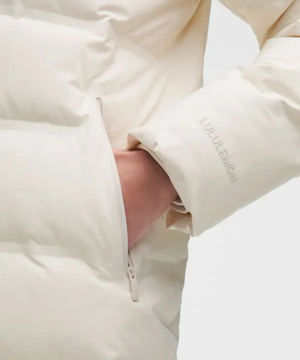 Lululemon Slush Hour Waterproof 600-down-fill Parka - Light Ivory