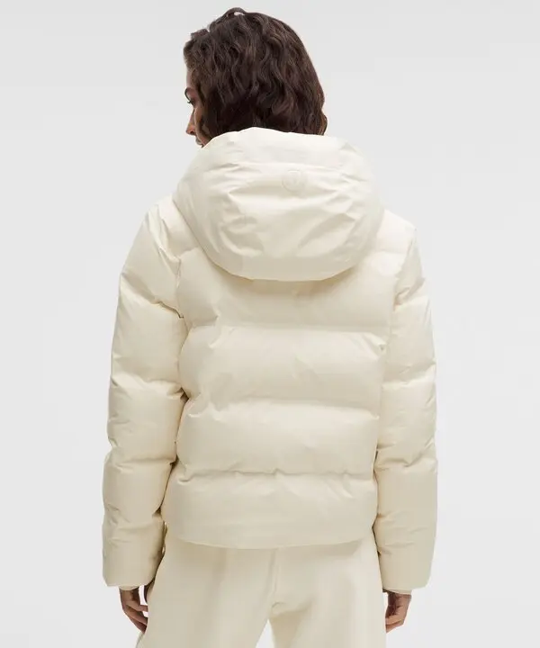 Lululemon Slush Hour 600-down-fill Waterproof Jacket - Light Ivory
