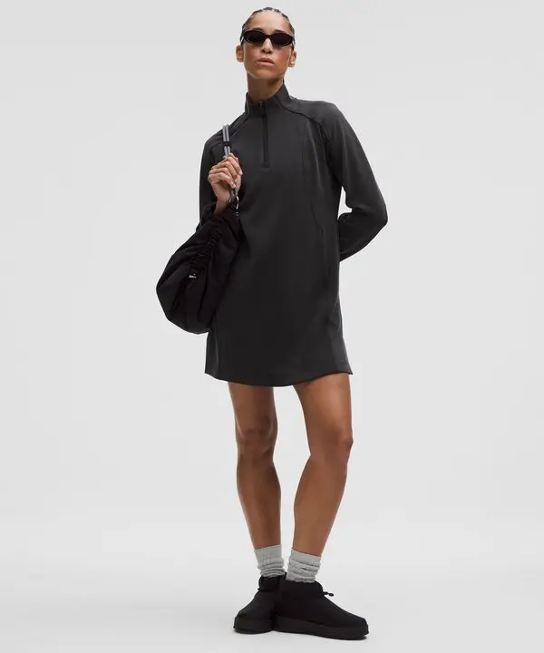 Lululemon Softstreme Half-zip Mini Dress