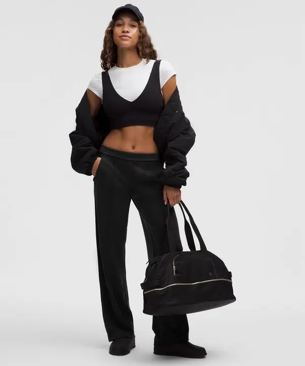 Lululemon Softstreme Pintuck Mid-rise Pant - Black