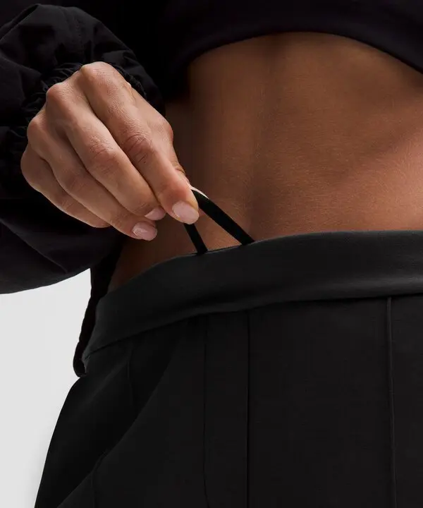 Lululemon Softstreme Pintuck Mid-rise Pant - Black
