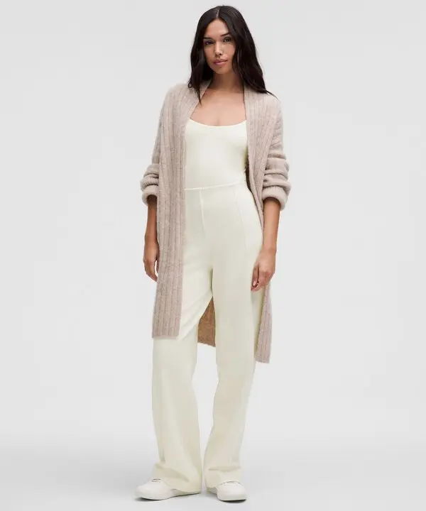 Lululemon Stretch Knit Straight-leg Pull-on Pant - Bone