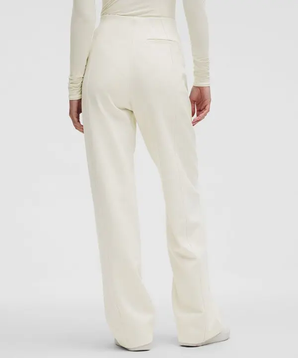 Lululemon Stretch Knit Straight-leg Pull-on Pant - Bone