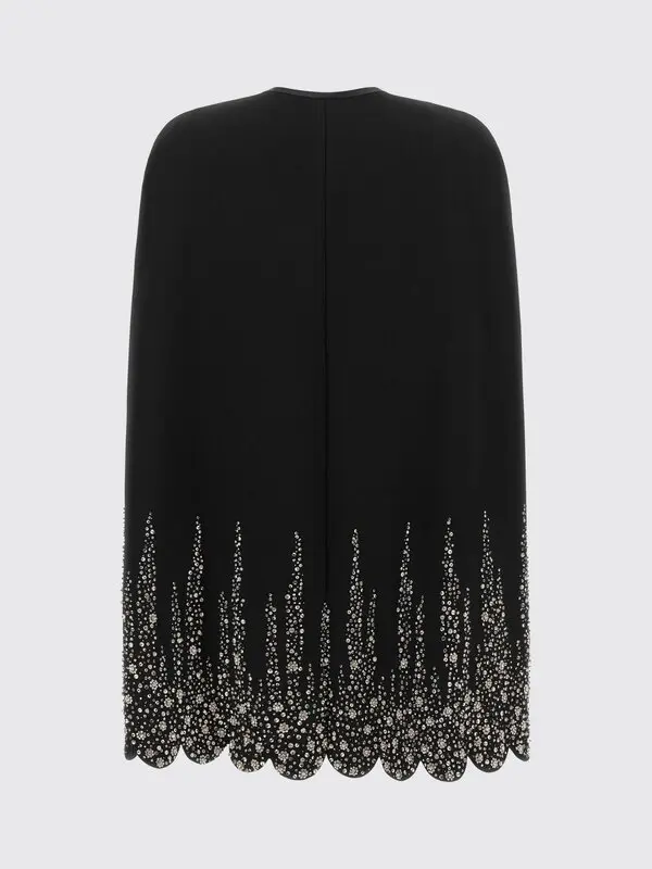 Valentino Garavani Bead-embellished Wool Mini Cocktail Dress