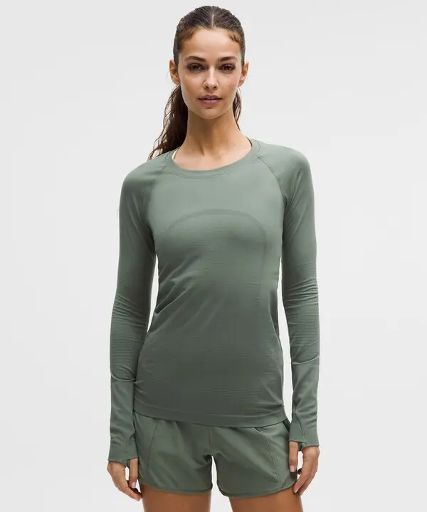 Lululemon Swiftly Tech Long-sleeve Shirt 2.0 - Willow Leaf/willow Leaf