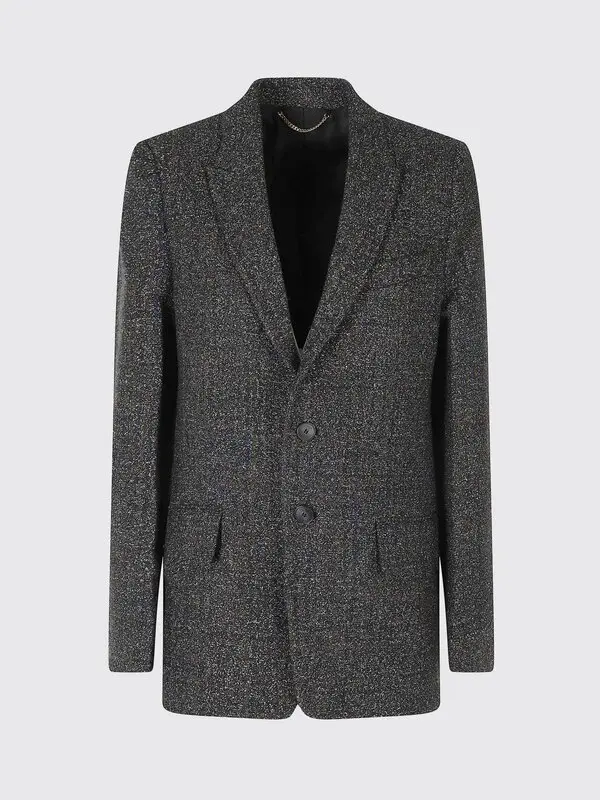 Victoria Beckham Single-breasted Virgin Wool And Cotton Blazer With Peak Lapels