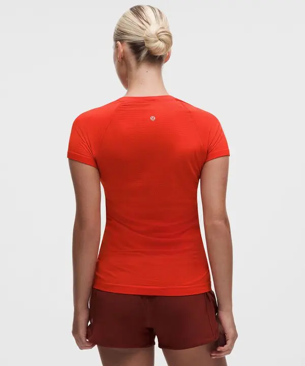 Lululemon Swiftly Tech Short-sleeve Shirt 2.0 - Cherry Ember/cherry Ember