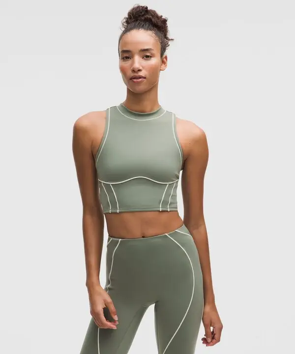Lululemon Ultralu Contour-seam Cropped Tank Top