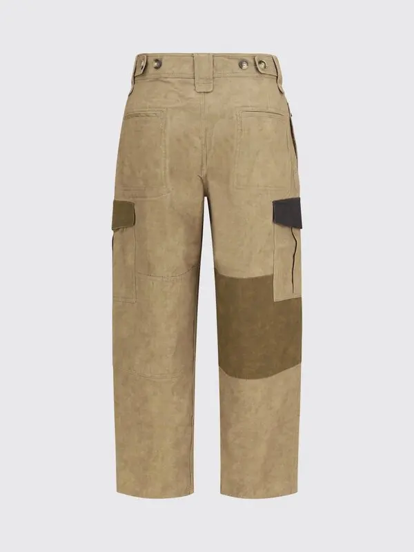 Isabel Marant Étoile Straight-leg Abstract Print Cotton Cargo Trousers