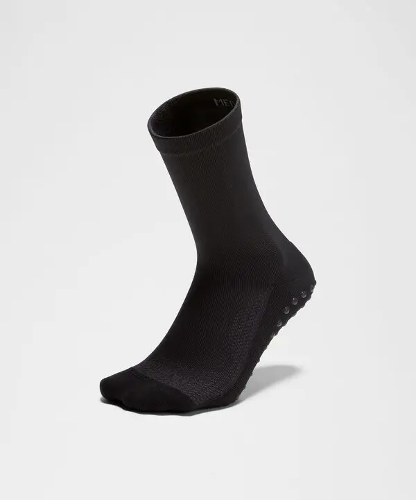 Lululemon Find Your Balance Grip Crew Socks - Black