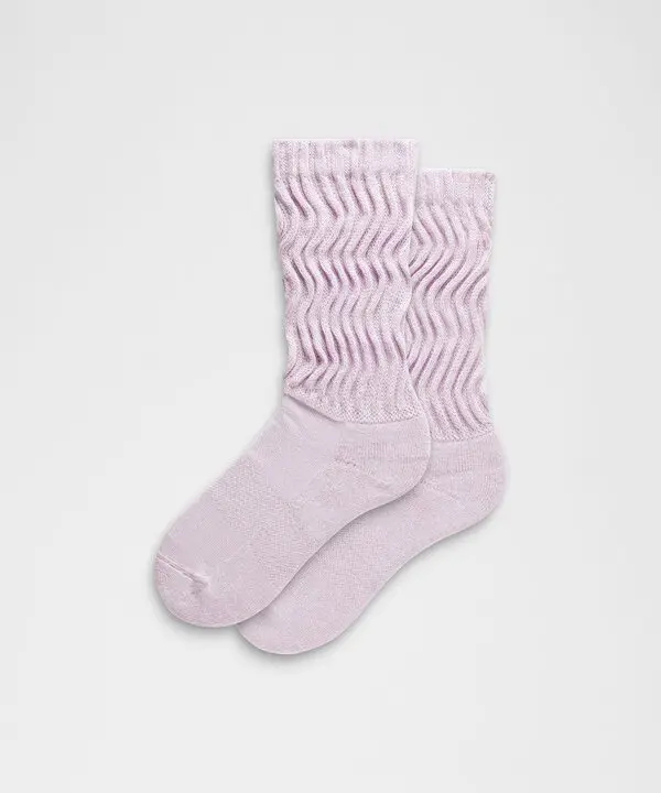 Lululemon Slouch Socks - Lilac Play/pink Pearl
