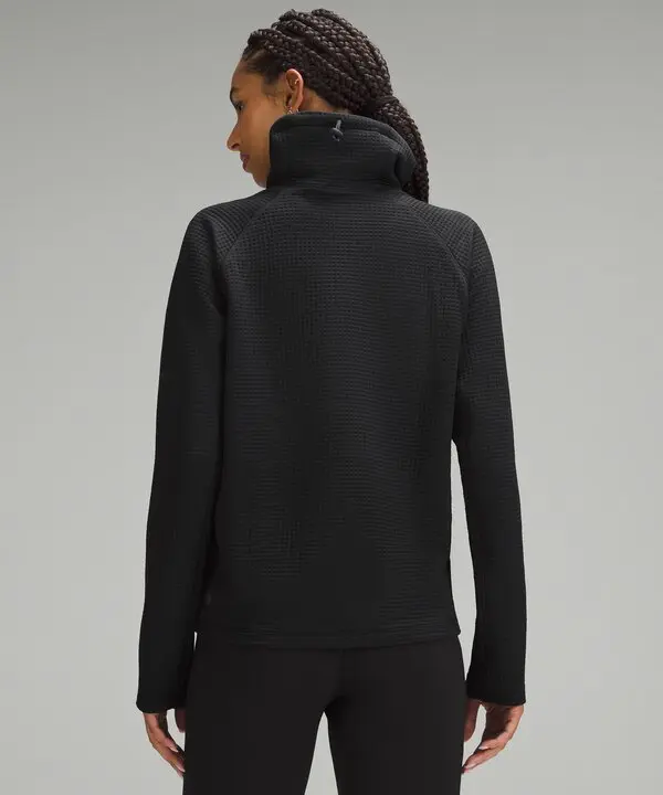 Lululemon Waffle-knit Funnel-neck Long-sleeve Shirt