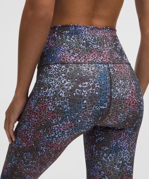 Lululemon Wunder Train High-rise Tight 25 - Cosmic Leopard Multi