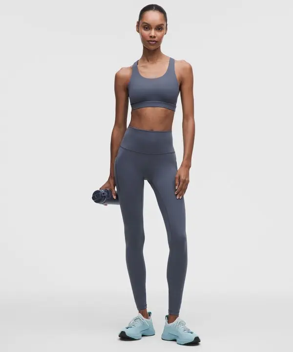 Lululemon Wunder Train High-rise Tight With Pockets 28 - Dusty Diamond
