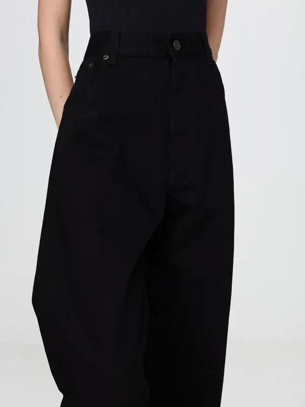 Phoebe Philo High-waisted Baggy Jeans In Cotton Denim With 5-pocket Design
