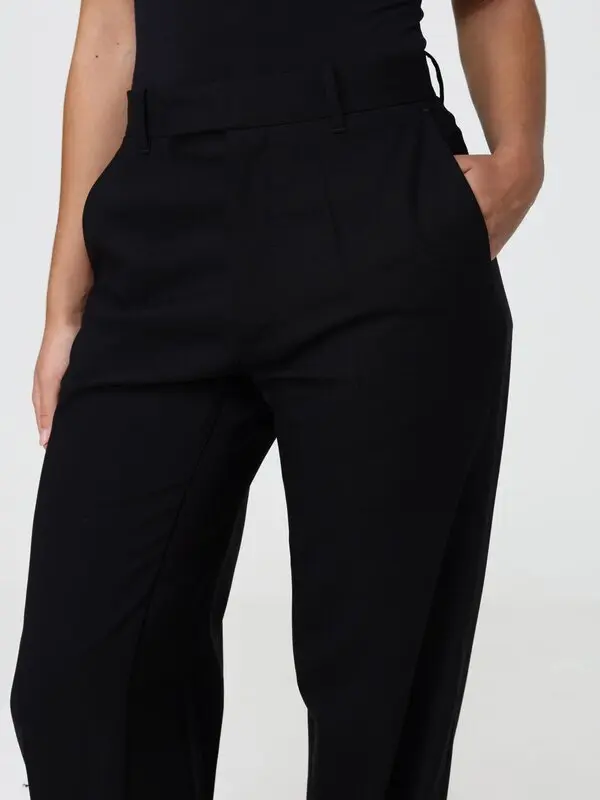 Phoebe Philo Straight-leg Tailored Trousers In Cotton Gabardine