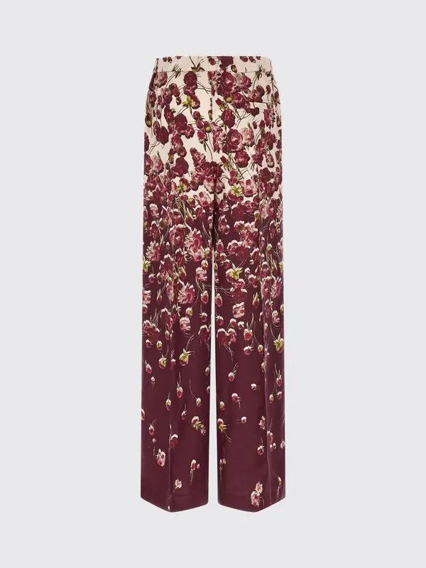 F.R.S FOR RESTLESS SLEEPERS Floral Print High-waisted Viscose Palazzo Trousers