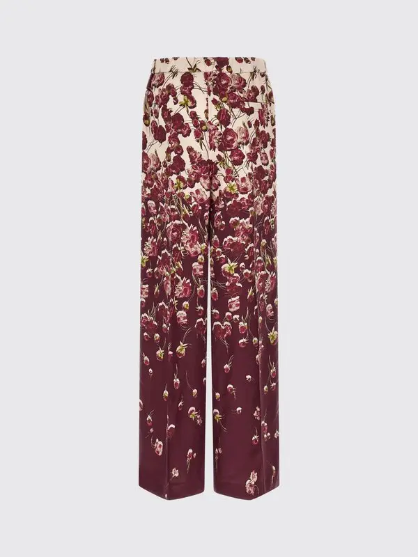F.R.S FOR RESTLESS SLEEPERS Floral Print High-waisted Viscose Palazzo Trousers