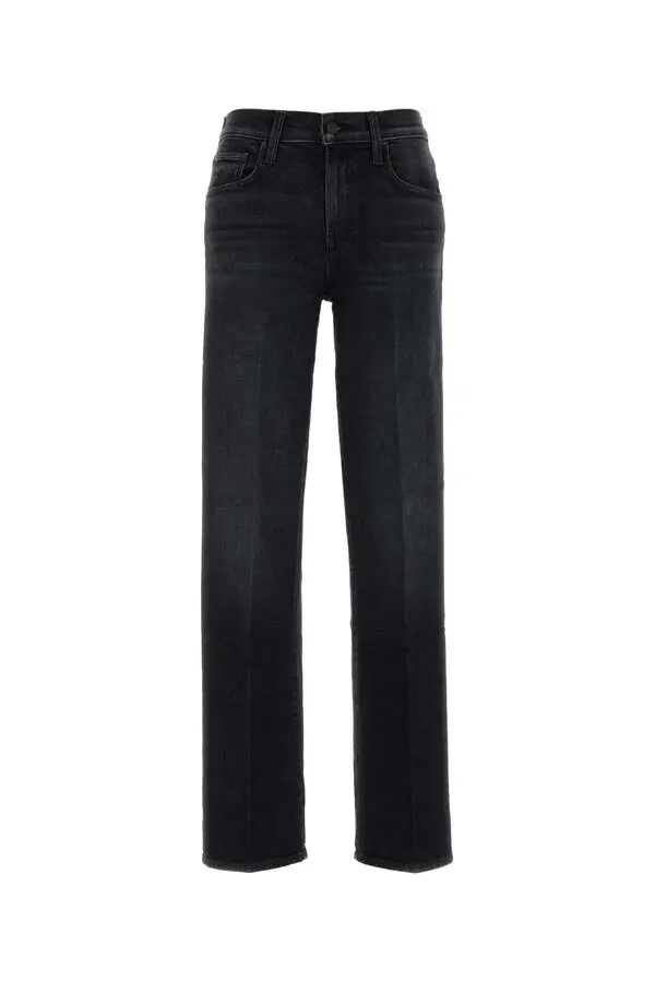 MOTHER Stretch Denim Jeans - Black