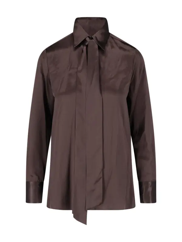 Kiton Silk Button-front Shirt For