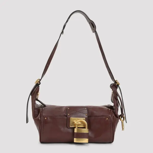 Chloé Padnington Leather Shoulder Bag - Brown