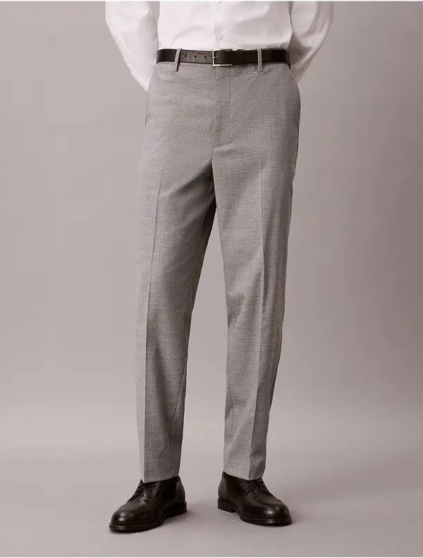 Calvin Klein Slim Plaid 4-pocket Pants