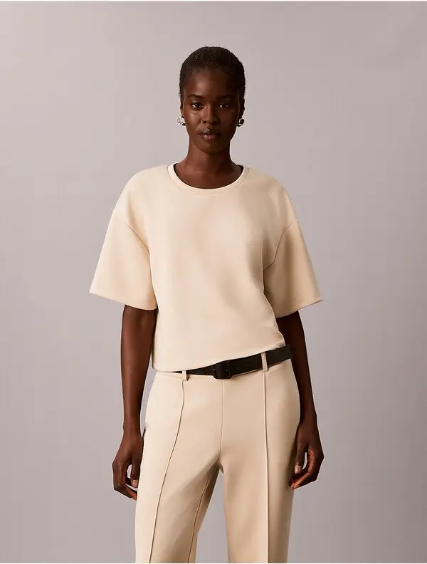Calvin Klein Soft Boxy Tee - Abalone