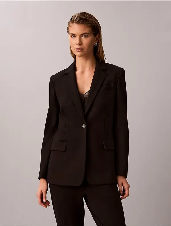 Calvin Klein High Twist Compression One-button Jacket
