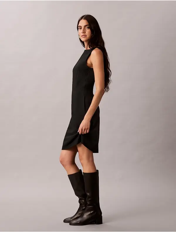 Calvin Klein Stretch Flared Sleeveless Dress