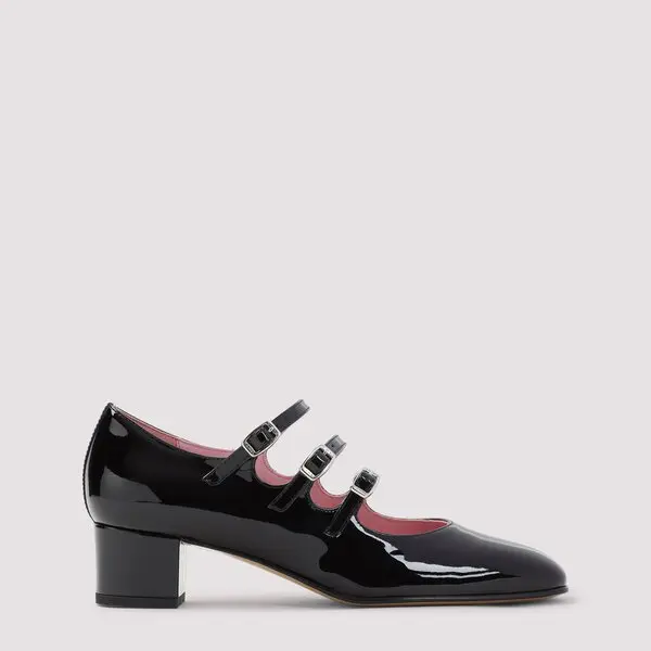 CAREL Kina Mini Mary Jane Pumps With 4cm Heel Height - Black
