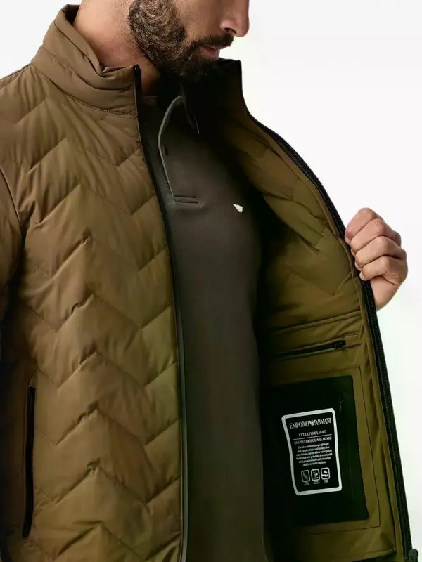 Emporio Armani Chevron-quilted Jacket