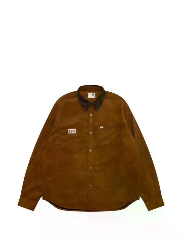 AAPE BY *A BATHING APE College Corduroy-collar Shirt