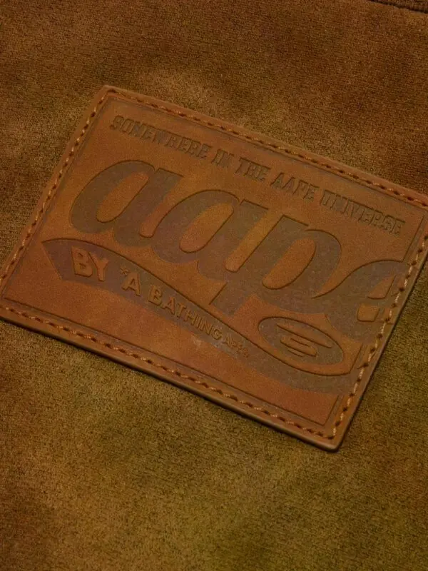 AAPE BY *A BATHING APE College Corduroy-collar Shirt