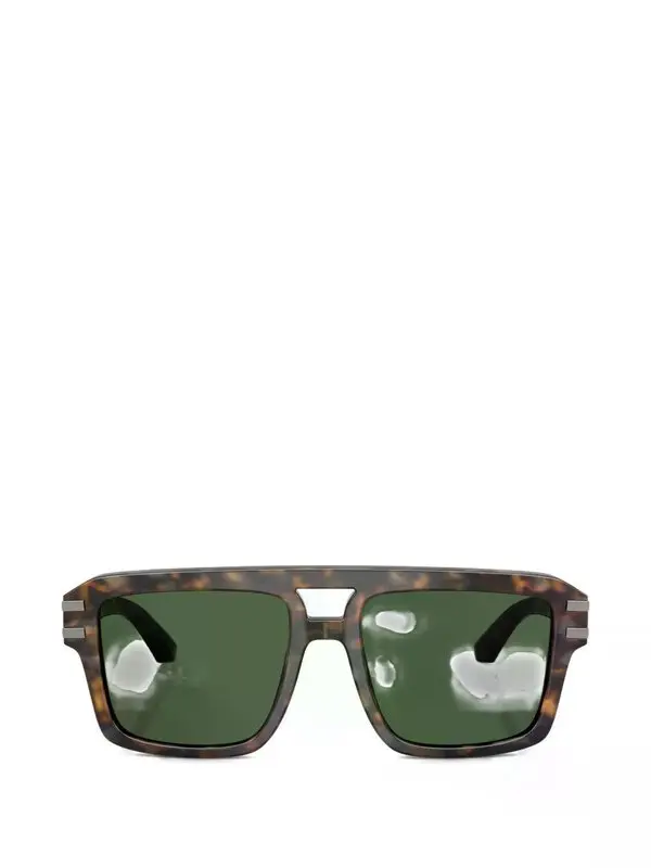Dolce & Gabbana Dg Griffle Tortoiseshell-effect Sunglasses - Brown