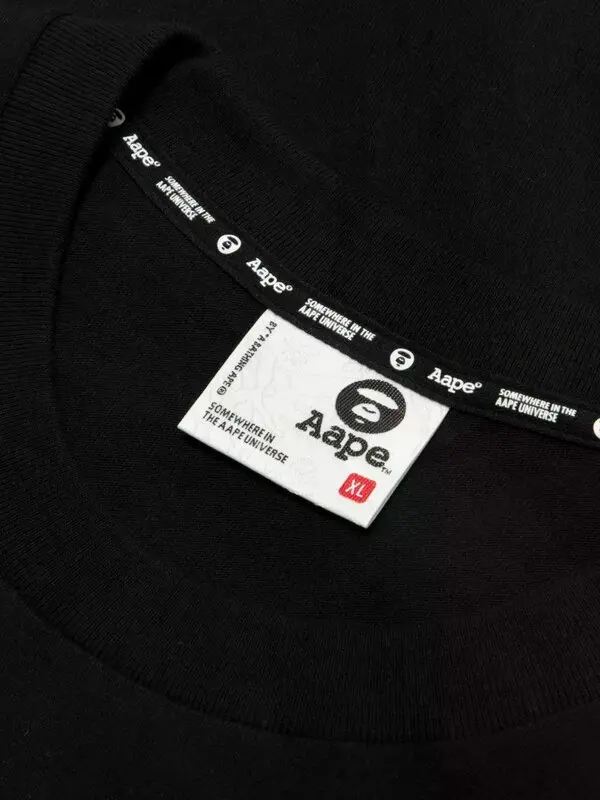AAPE BY *A BATHING APE Aapeunvs Moonface-print T-shirt