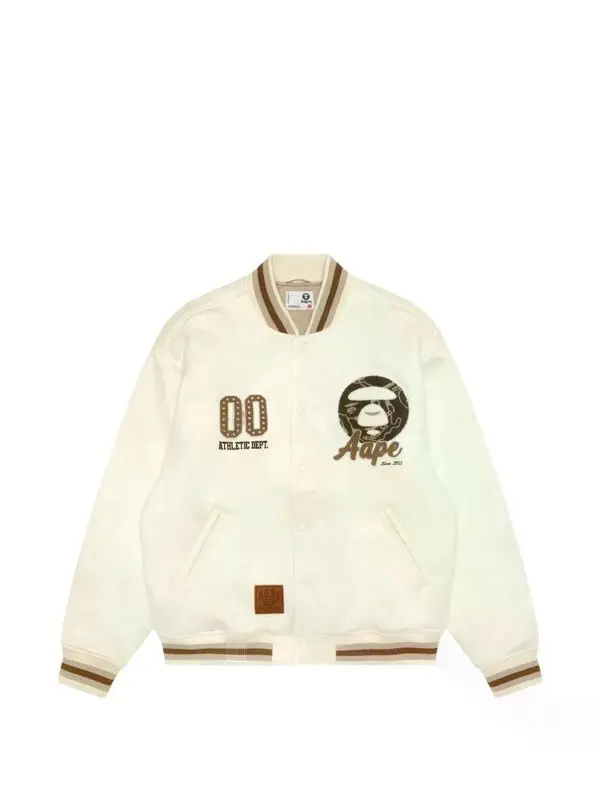 AAPE BY *A BATHING APE Aapeunvs Embroidered Bomber Jacket