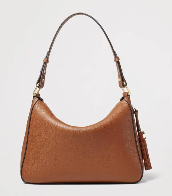 ASPINAL OF LONDON Grained Leather Ella Shoulder Bag